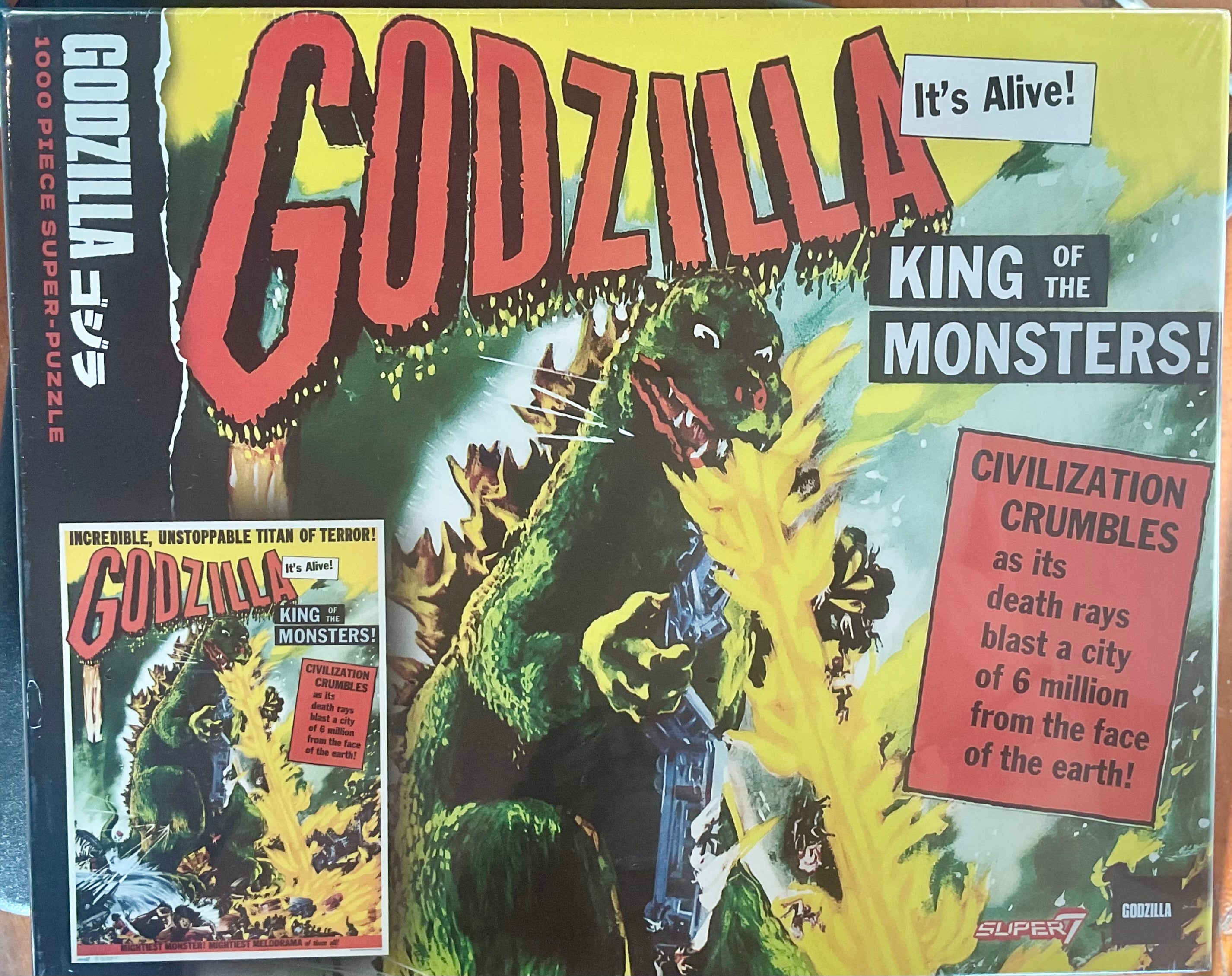 Godzilla King of the Monsters 1000 piece super puzzle – Pinbug Pomona